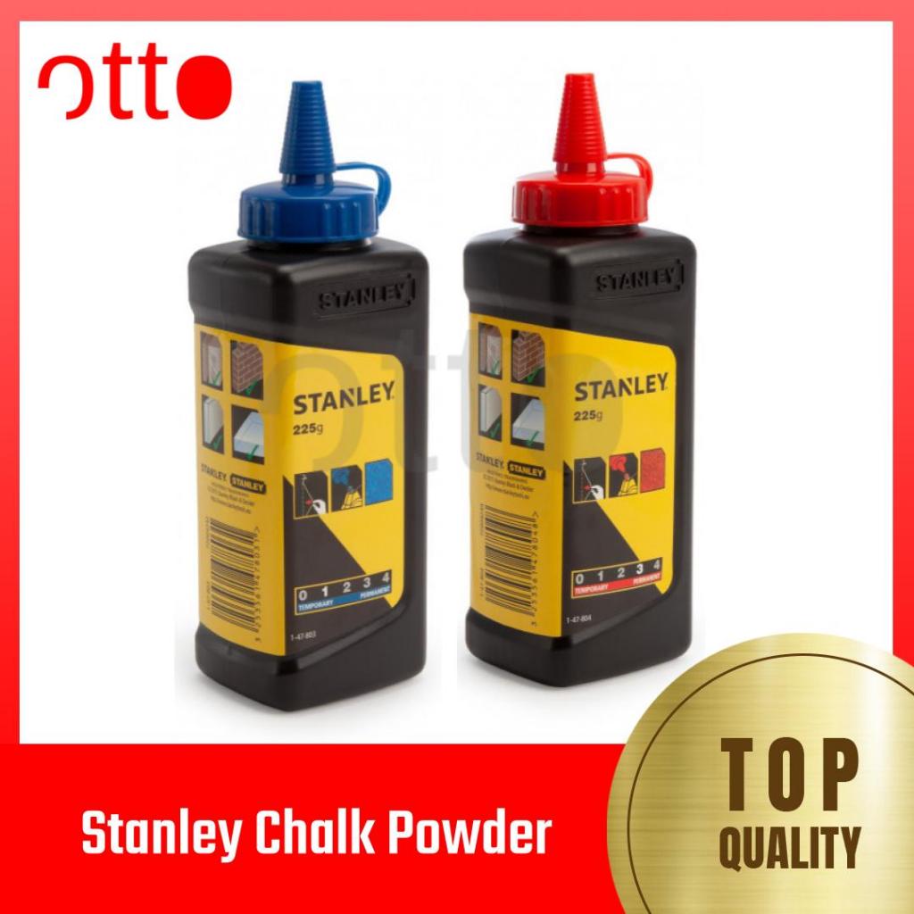 Stanley 1-47-803 Blue 1-47-804 Red Builders Chalk Powder 225G / 8oz ...