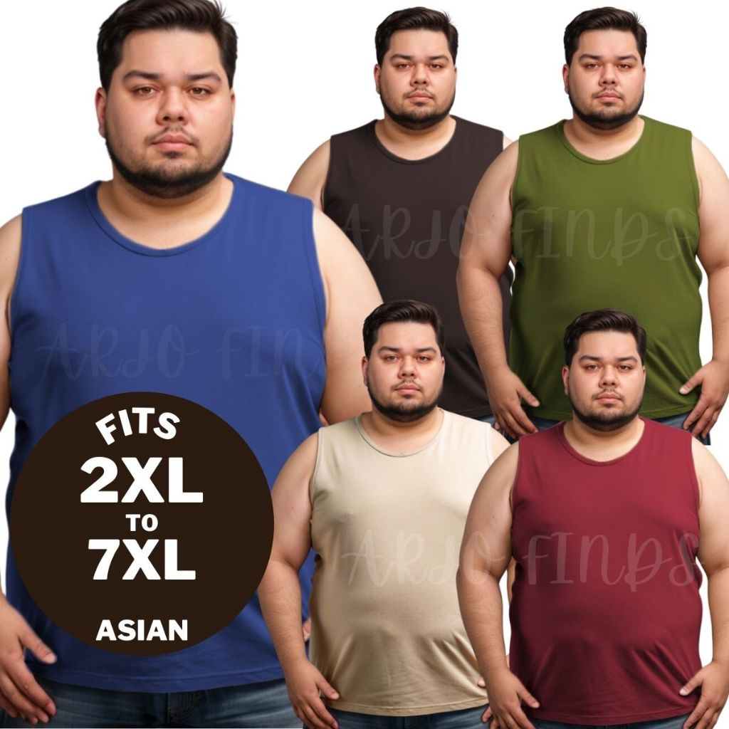 Comfortable PLUS SIZE Sando for Men & Women | Cotton Spandex Unisex ...