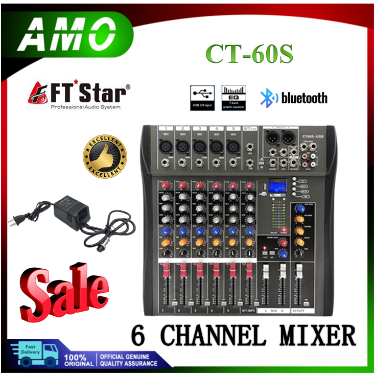 YAMAHA CT-6 USB BT 6 channel mixer | Shopee Philippines