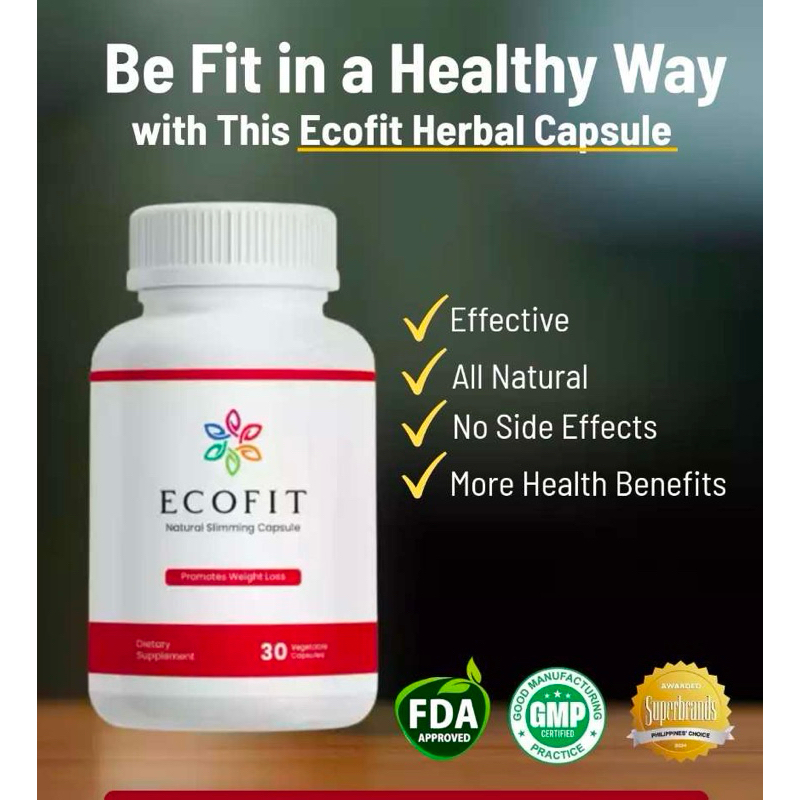 ECOFIT Natural Slimming Capsule - FDA approved | Shopee Philippines