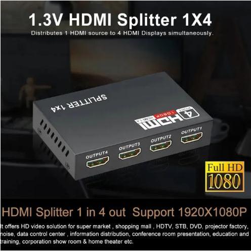 UHD HDMI 4K HDMI Switch 4x1 Mini HDMI Switch Switcher HUB Box Support ...