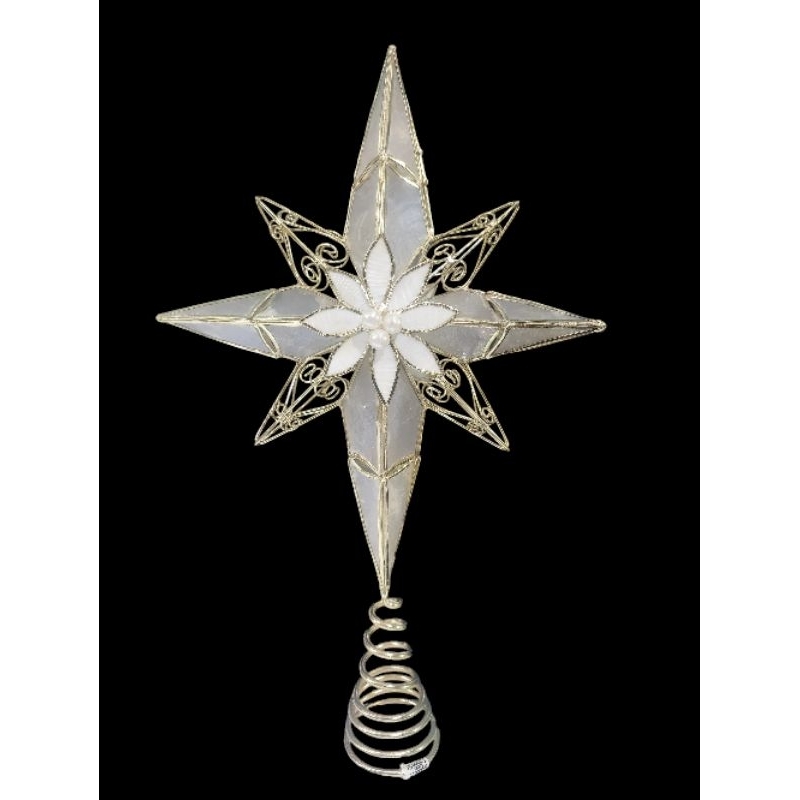 Capiz Christmas Bethlehem Star Tree topper | Shopee Philippines
