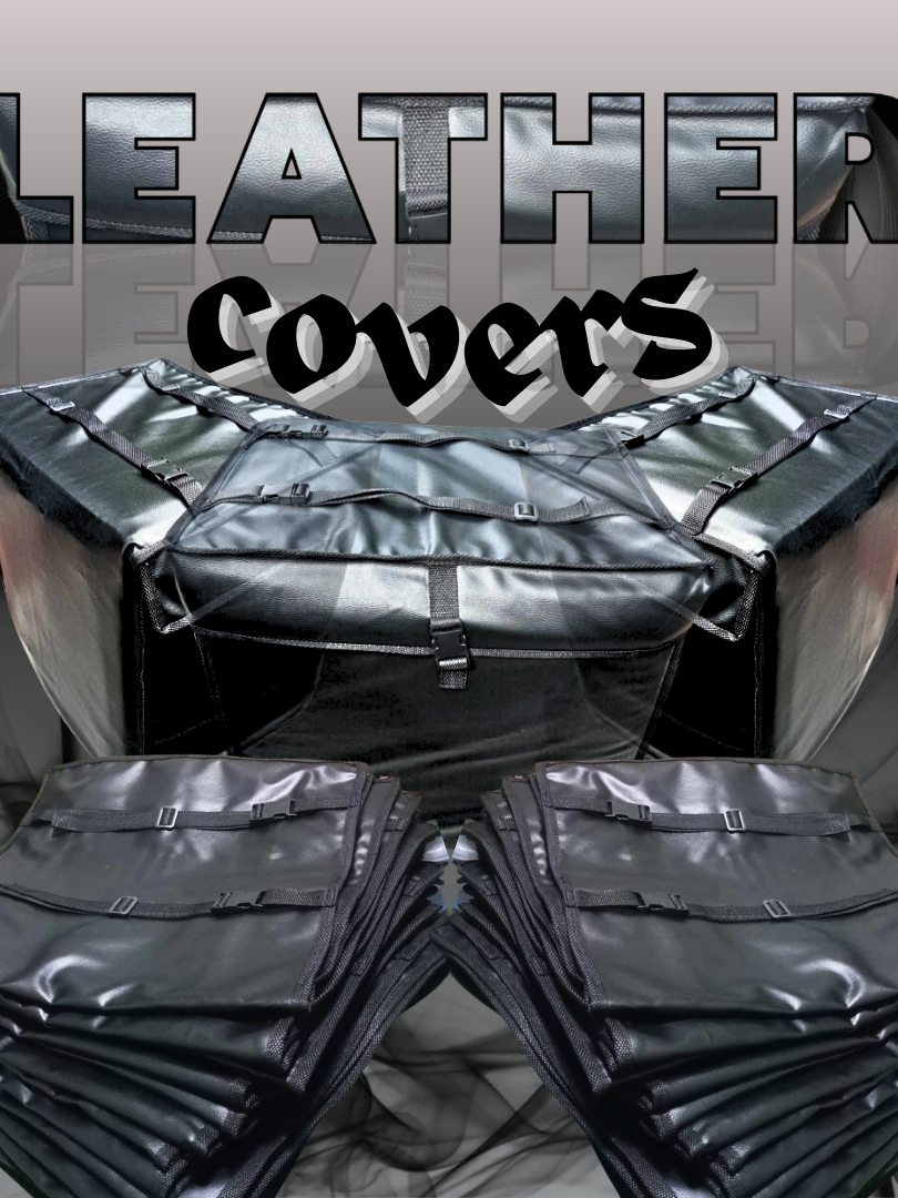 LEATHER COVER FOR GRABFOOD DELIVERY BAGS(17X17X17)/WITH PIZZA STRAPS ...