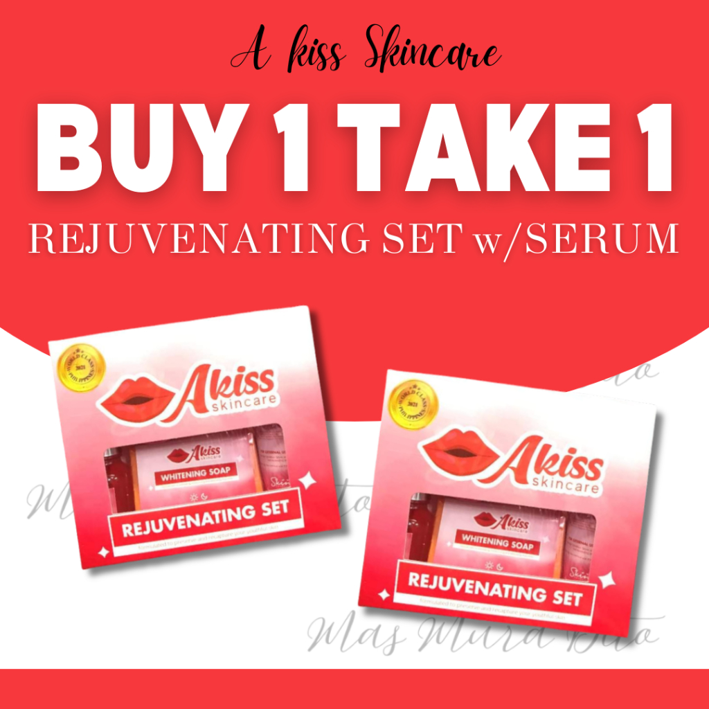 B1T1 AKISS SKINCARE REJUVENATING SET W/SERUM FOR ALL SKIN TYPES ...