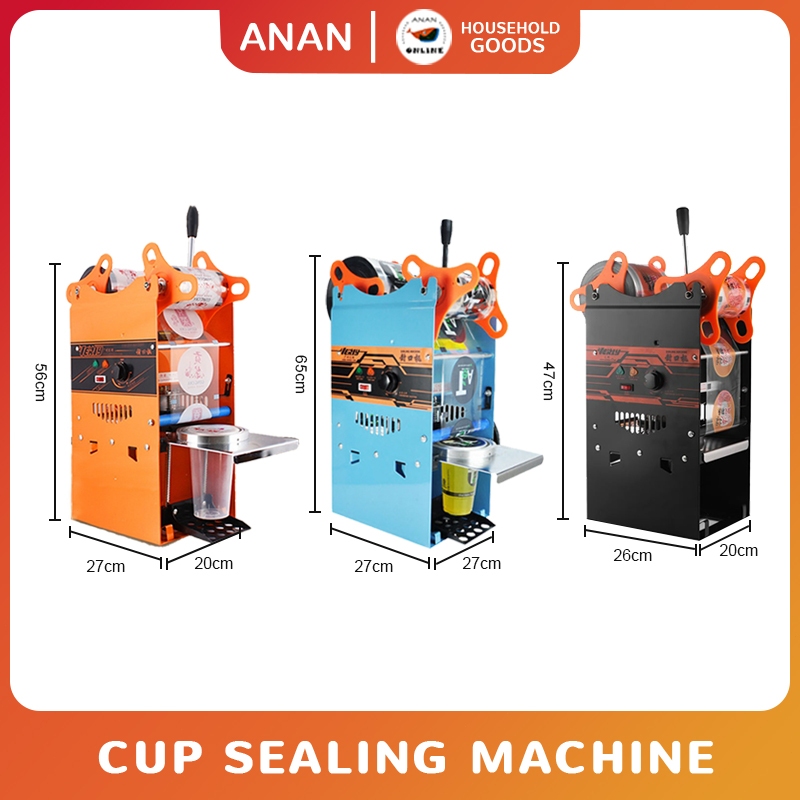 Verly Heavy Manual Sealing Machine Sealer Milk Tea Cup Plastic Cup Can ...