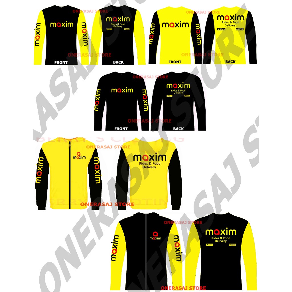 MAXIM JACKET/LONGSLEEVES/T-SHIRT | Shopee Philippines