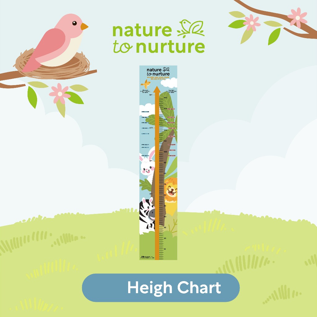 Nature to Nurture Height Chart | Shopee Philippines