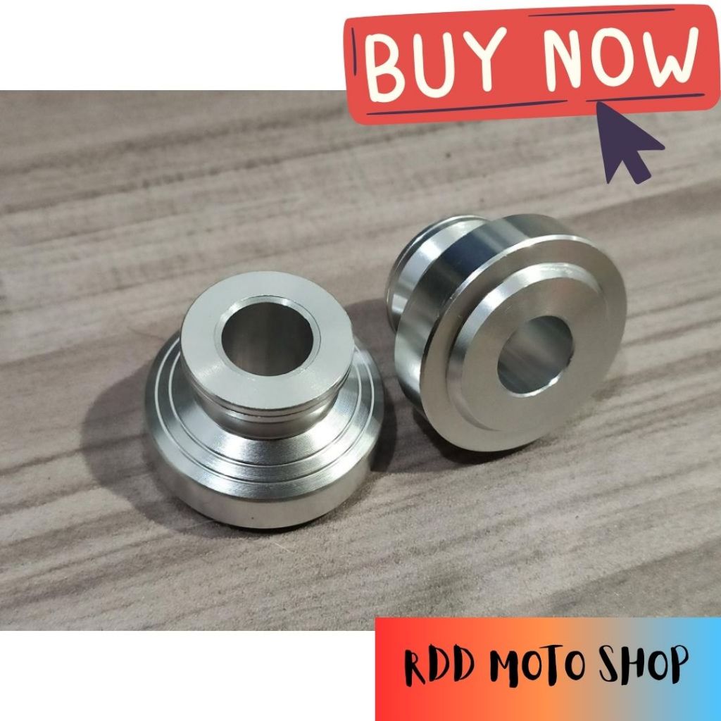 KING DRAG ALLOY HUB AND MILE FRONT SPACER WAVE 100 125 / RAIDER 150 ...