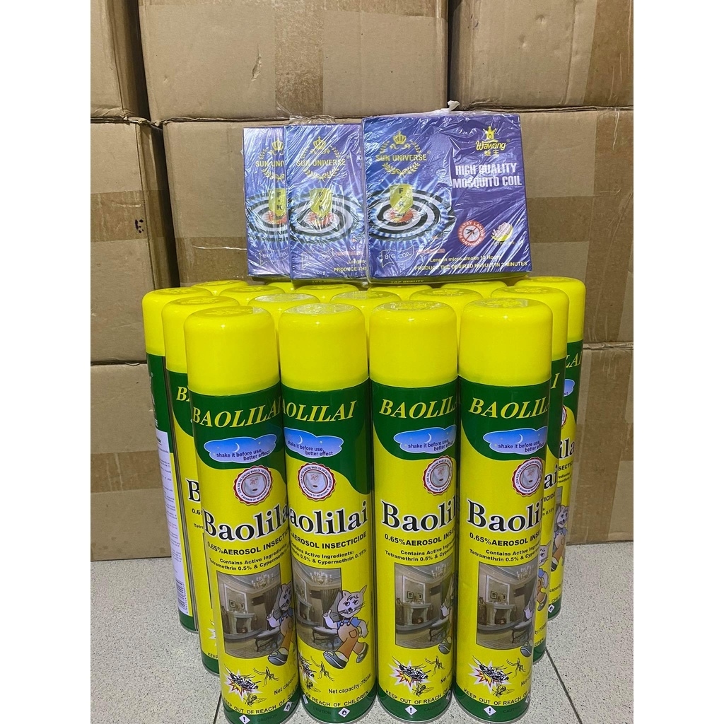 3PCS/CANS BUTIKI MOSQUITO AEROSOL INSECTICIDE SPRAY 750ml ORIGINAL ...