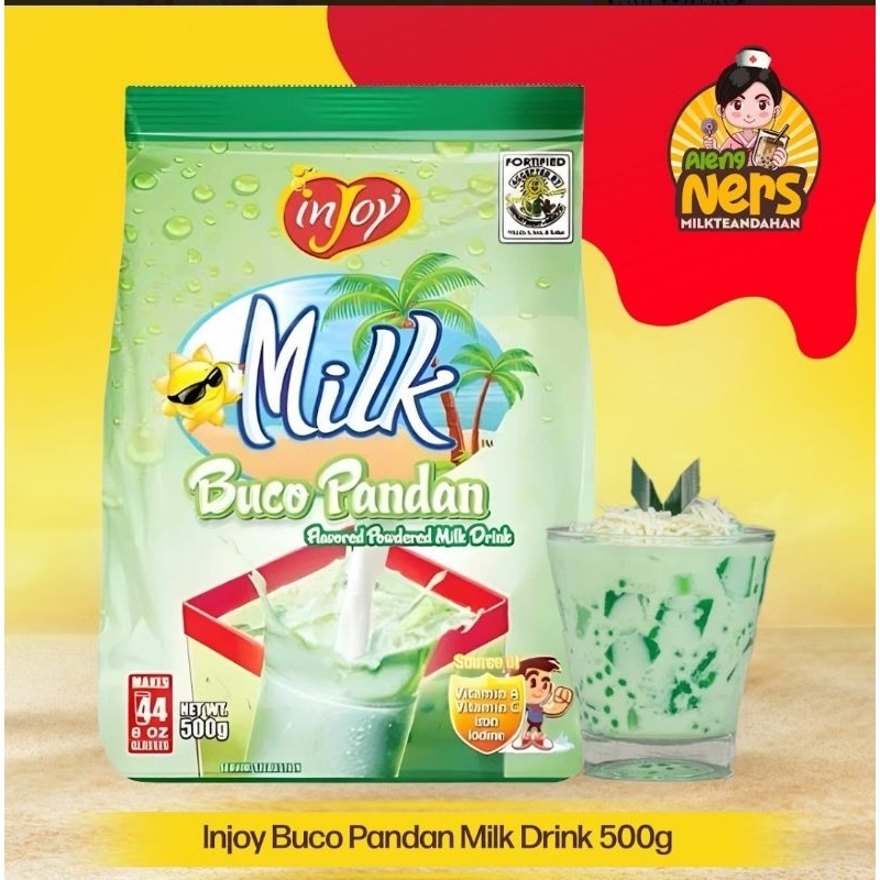 SALE!!!!InJoy SWEETENED Buco Pandan Milk Palamig Juice 500g | Shopee ...