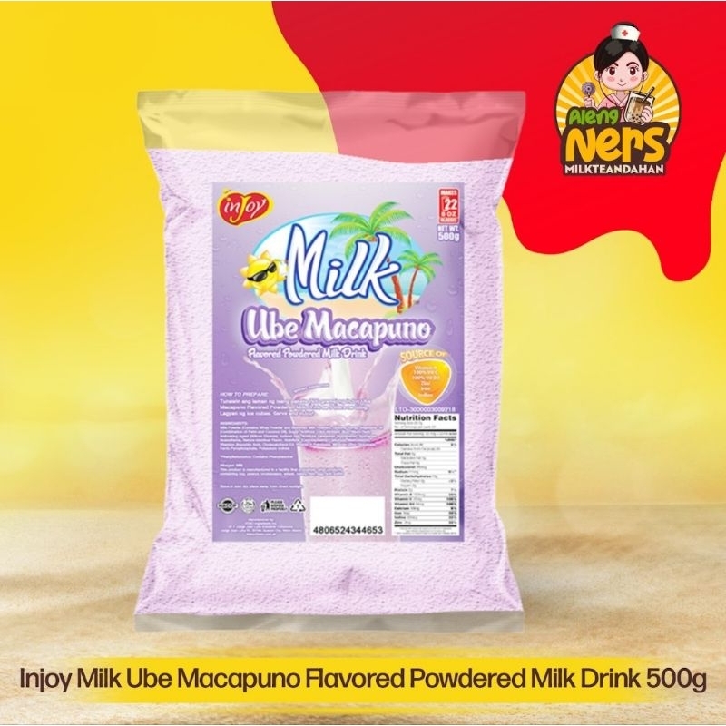 3.3 SALE !!!Injoy Milk Ube Macapuno ( SWEETENED) (palamig) 500gms ...