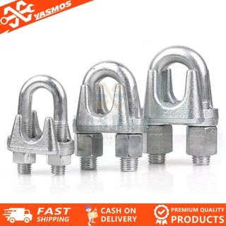 6MM 8MM 10MM 12MM 15MM 20MM GI Wire Rope Clip Steel Clip Cable Wire ...