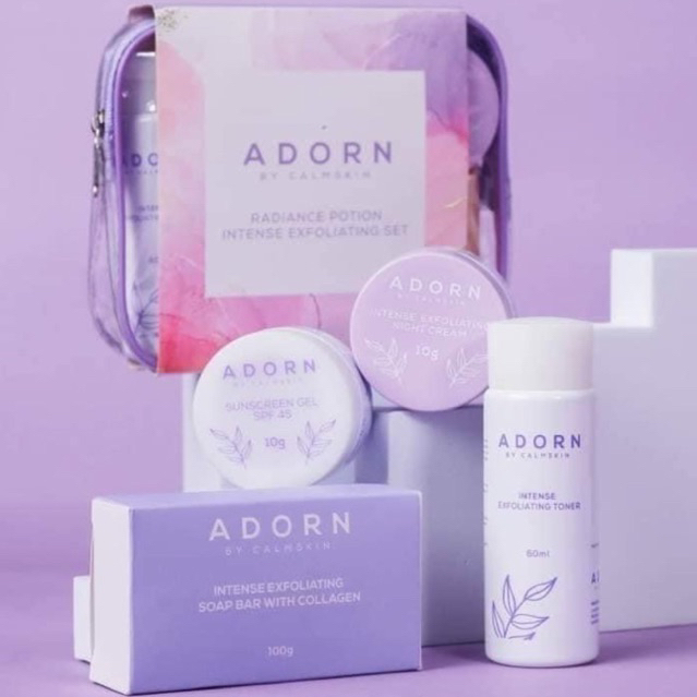 Adorn Radiance Potion Intense Exfoliating REJUV Set (COD) | Shopee ...