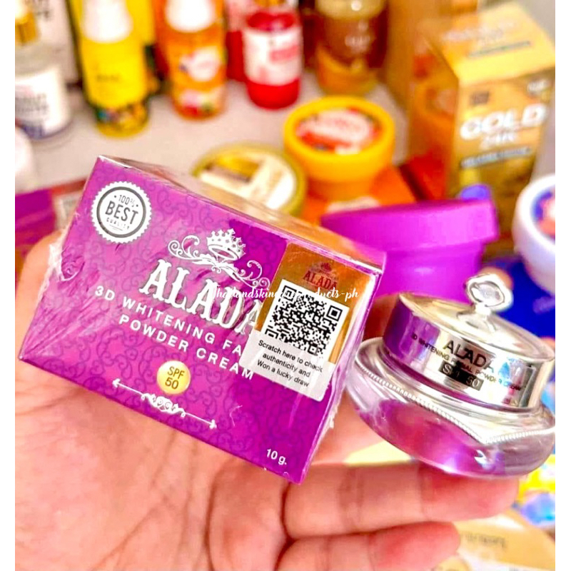 ALADA 3D WHITENING FACE POWDER CREAM | Shopee Philippines