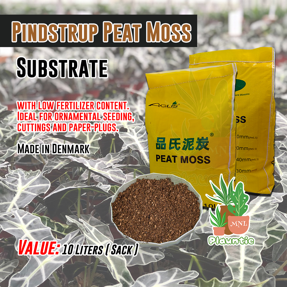 Pindstrup Sphagnum Peat Moss Substrate - 10 Litre Premium Gardening ...