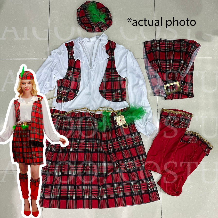 Scotland Girl Costume for Teens Adults United Nations Scottish National ...