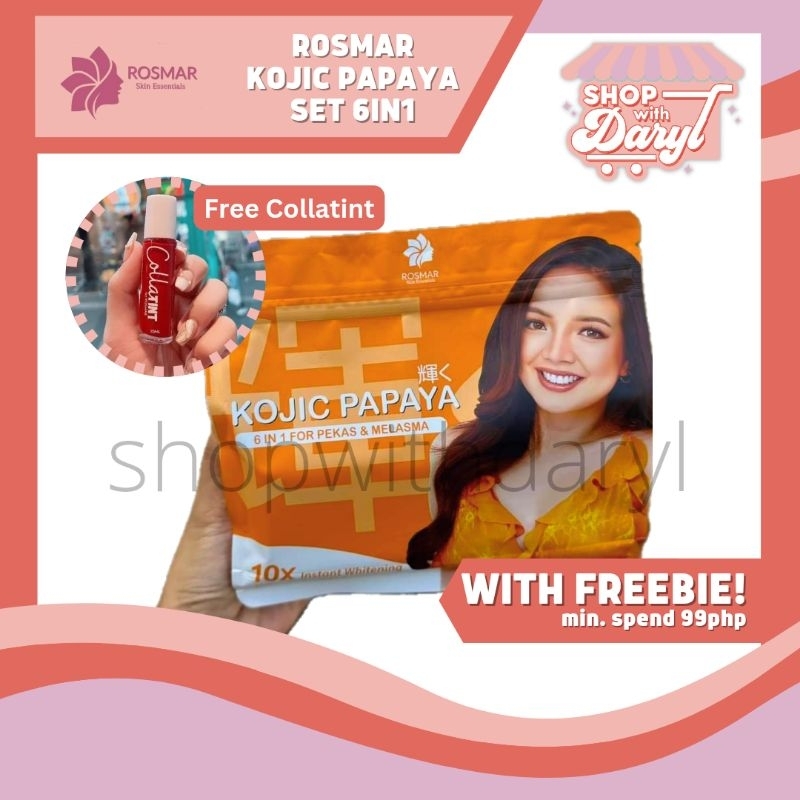[ON HAND]] ROSMAR Kojic Papaya Pekas and Melasma 6in1 Set (New ...