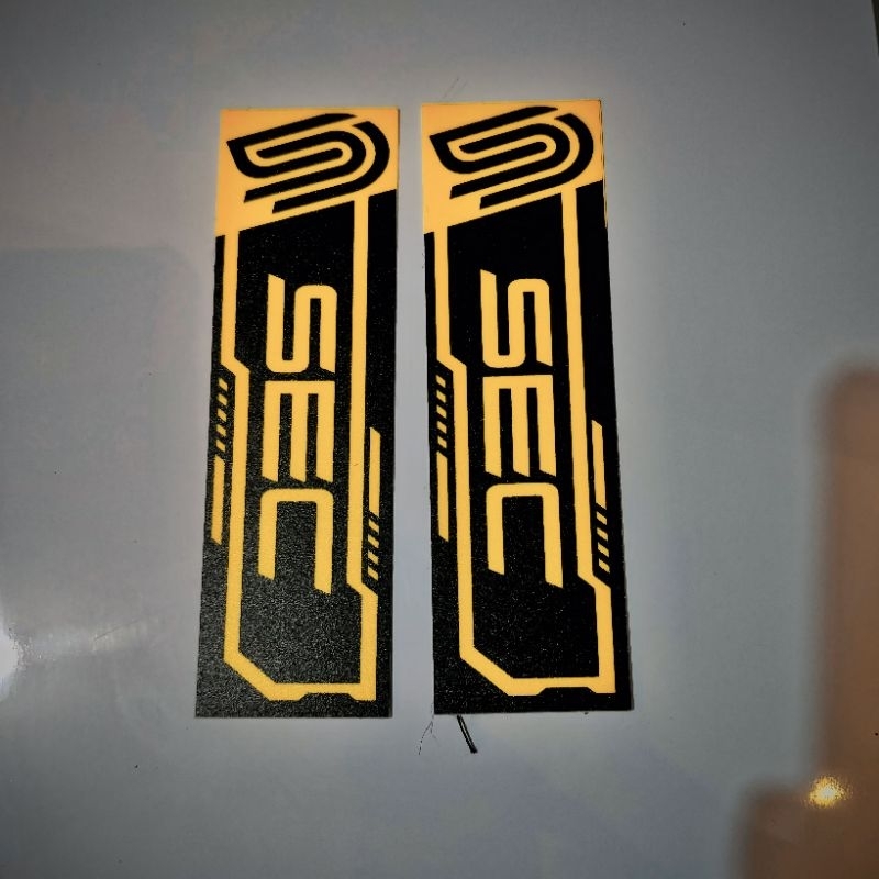 SEC Reflectorized Sticker for Plastic and Alloy Topbox | Shopee Philippines