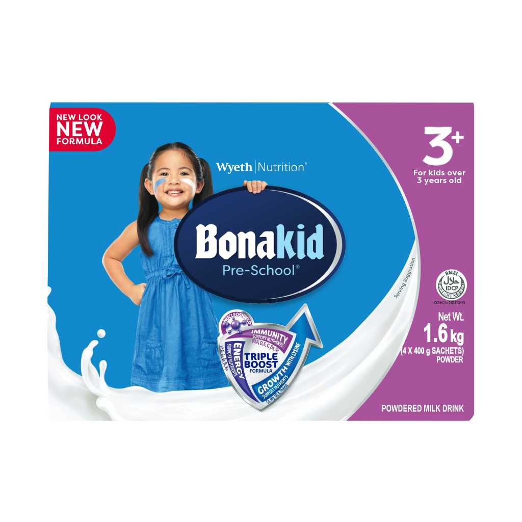 Bonakid Pre-School Powdered Milk Drink For Kids Over 3 Years Old 1.6Kg ...