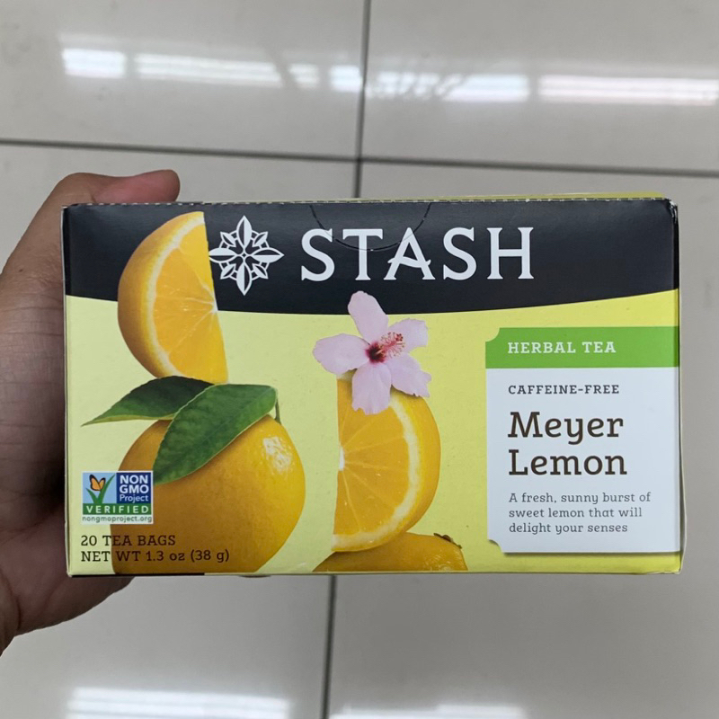 STASH HERBAL-TEA MEYER LEMON 20 TEA BAGS 38g | Shopee Philippines