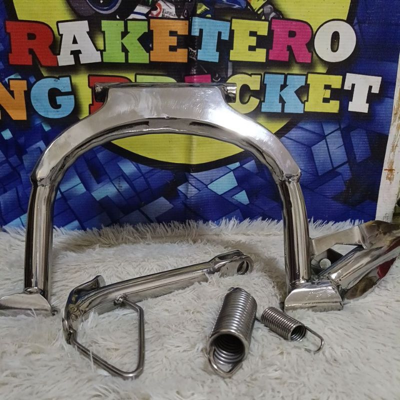 YAMAHA NMAX155 VERSION2(V2) STAINLESS SIDE&CENTER STAND W. SPRING ...