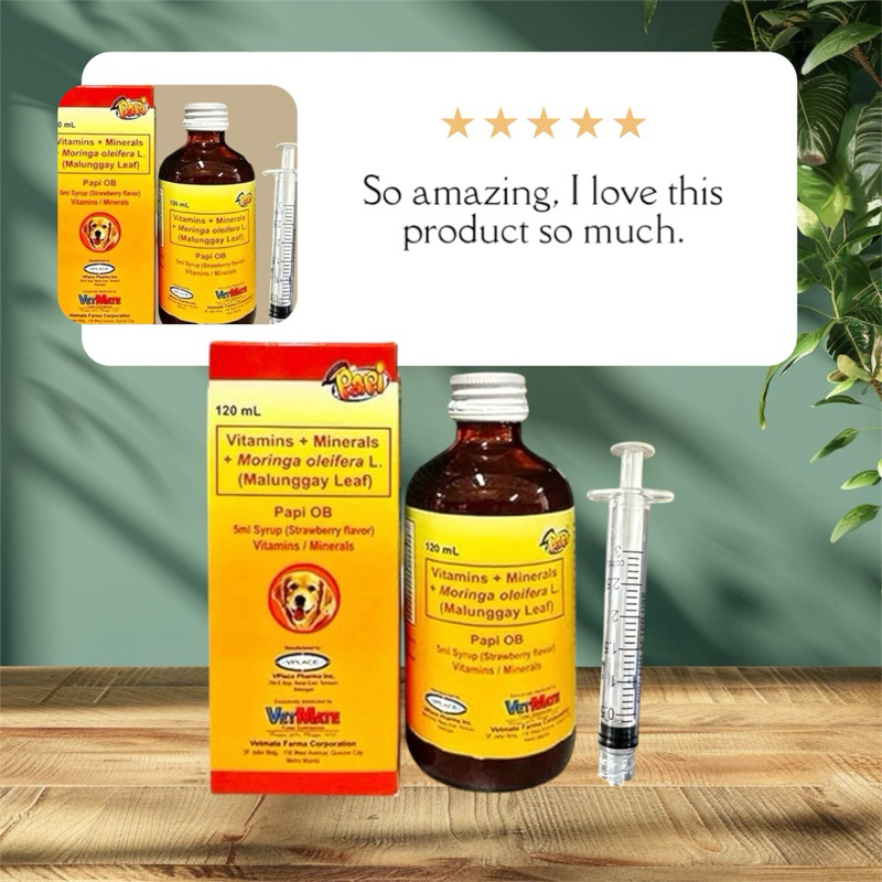 Papi OB or Pawell Ob Vitamins and Minerals 120ml | Shopee Philippines