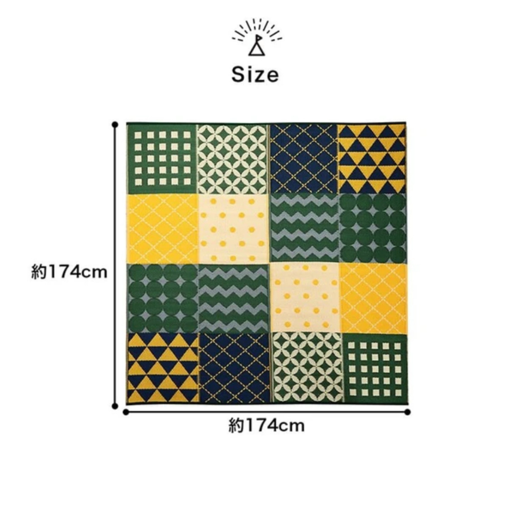 HAUS OBJEKT PATCHWORK MAT MADE IN JAPAN | Shopee Philippines