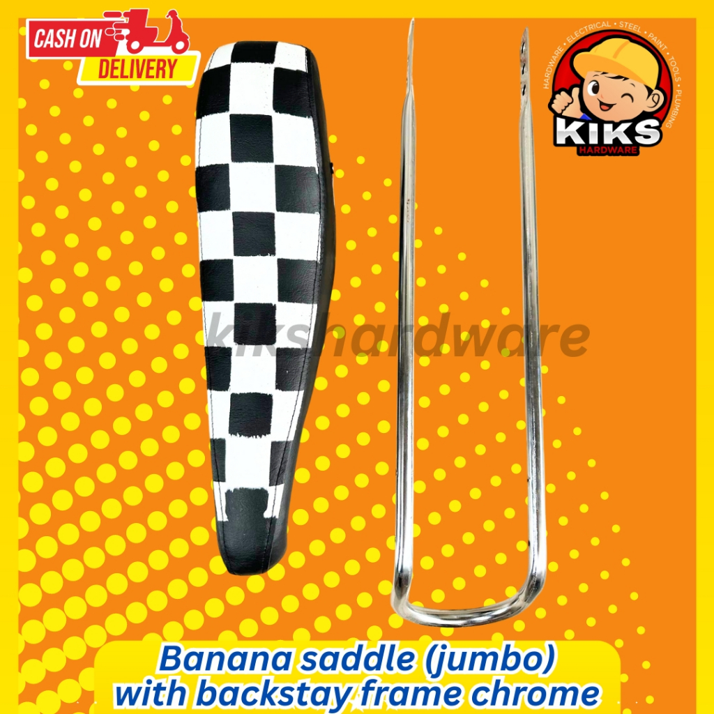 Banana saddle with back stay-frame Jumbo Set | Shopee Philippines