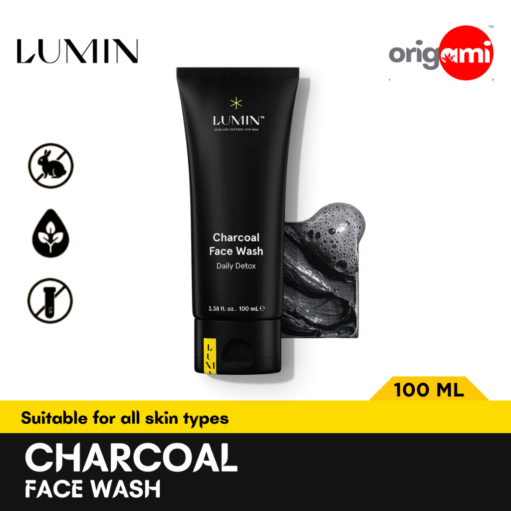 Lumin Charcoal Daily Face Wash Daily Detox for Men Skincare 100ml ...