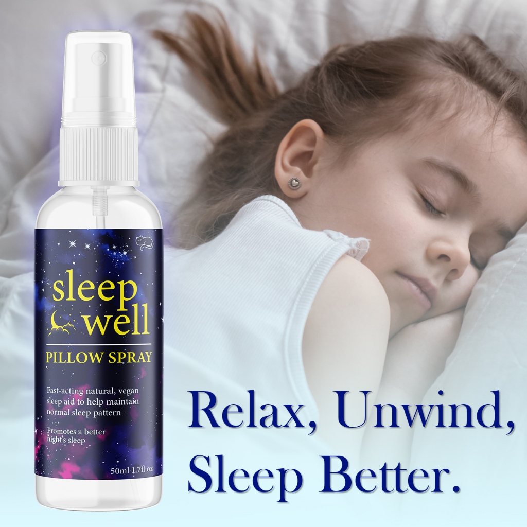 Sleep Well Pillow Mist Spray - Calming Essential Oils for Sleep ...