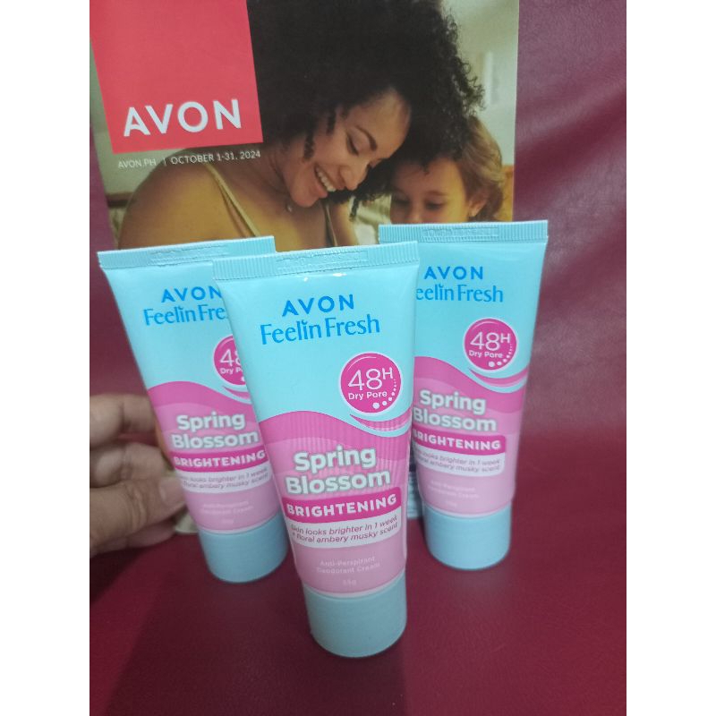 Avon feelin fresh spring blossom anti perspirant deodorant cream 55g ...