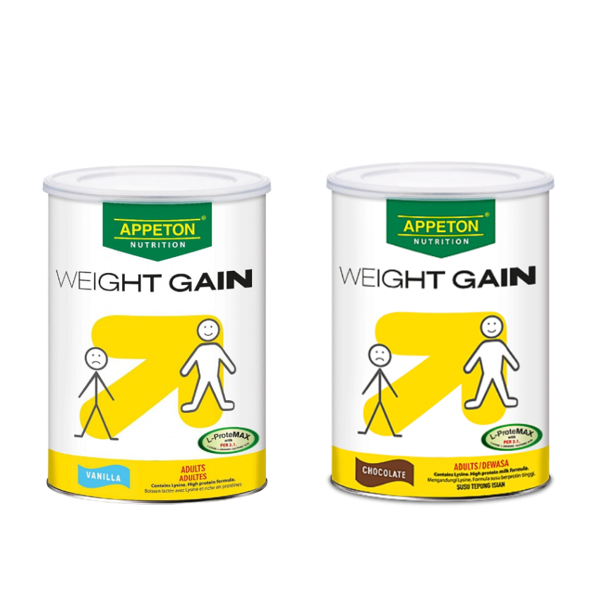 Appeton Weight Gain 450g / 900g Chocolate / Vanilla Milk Powder Weight ...