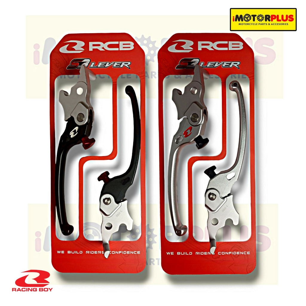 RCB BRAKE LEVER SET S3 for XMAX BLACK/SILVER | Shopee Philippines