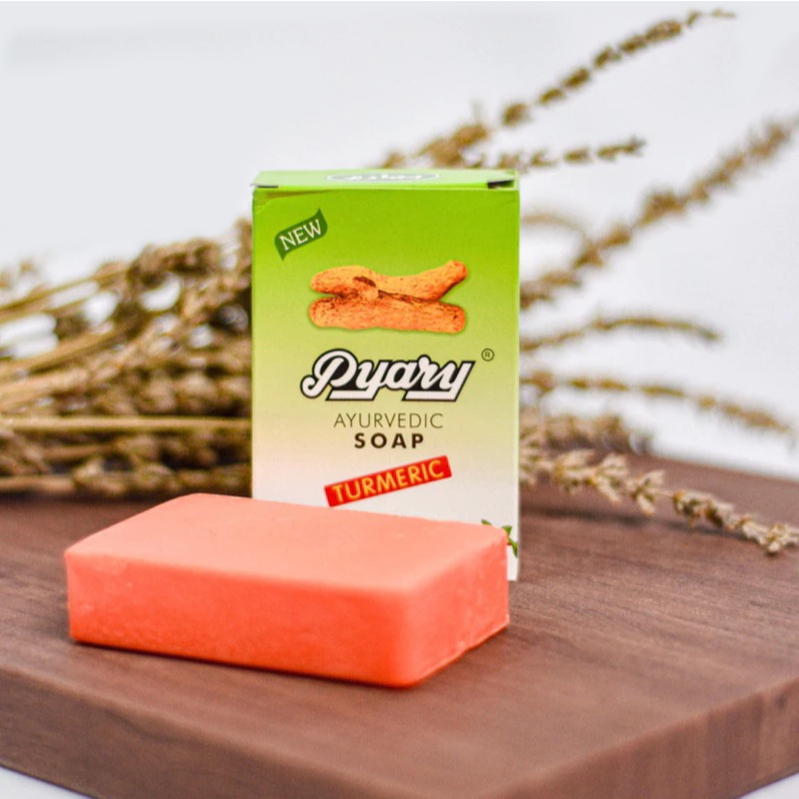 PYARY TURMERIC PAPAYA SOAP 75G ANTI-ACNE ANTI-AGING WHITENING | Shopee ...