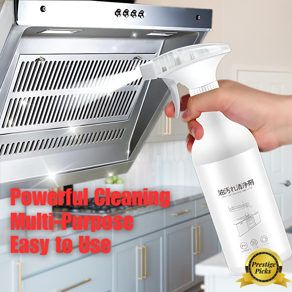 Kitchen Grease Cleaner Spray Multipurpose Kitchen Degreaser Oil Stain ...