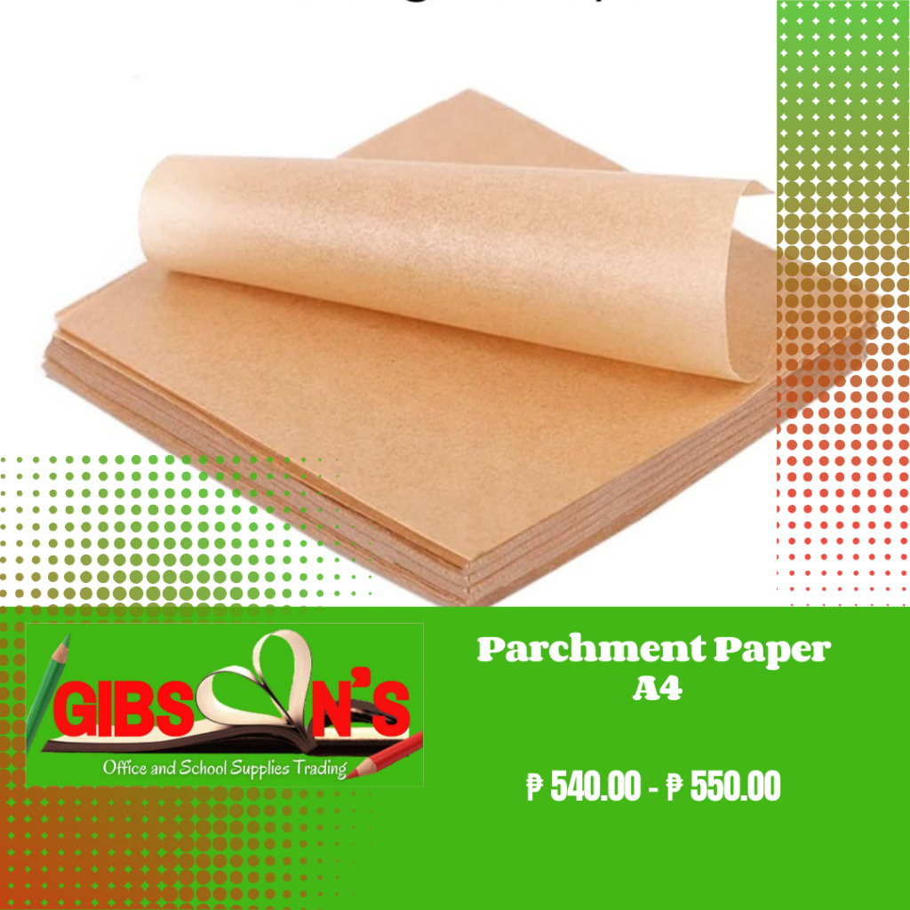 VISION PARCHMENT Papers for any activities | Shopee Philippines