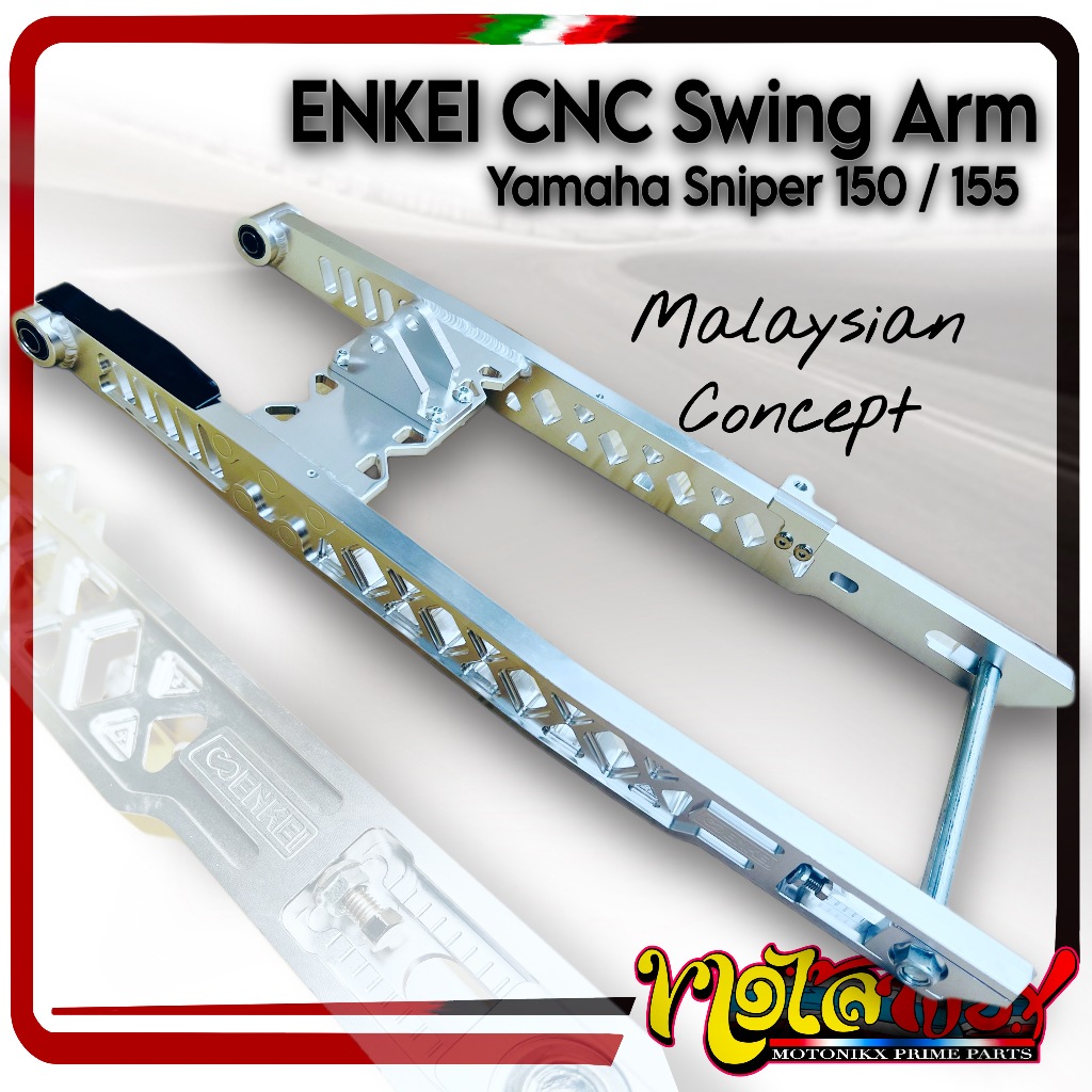 ENKEI CNC Swing Arm +2 - Sniper 150, Sniper 155 | Shopee Philippines