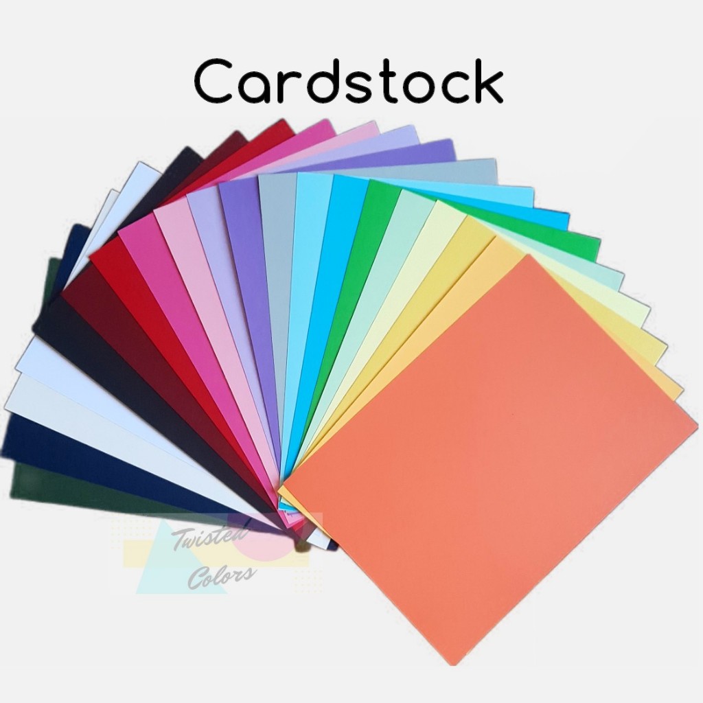 Cardstock 25 Sheets Single Color Per Pack 200gsm A4 Size Invitation ...