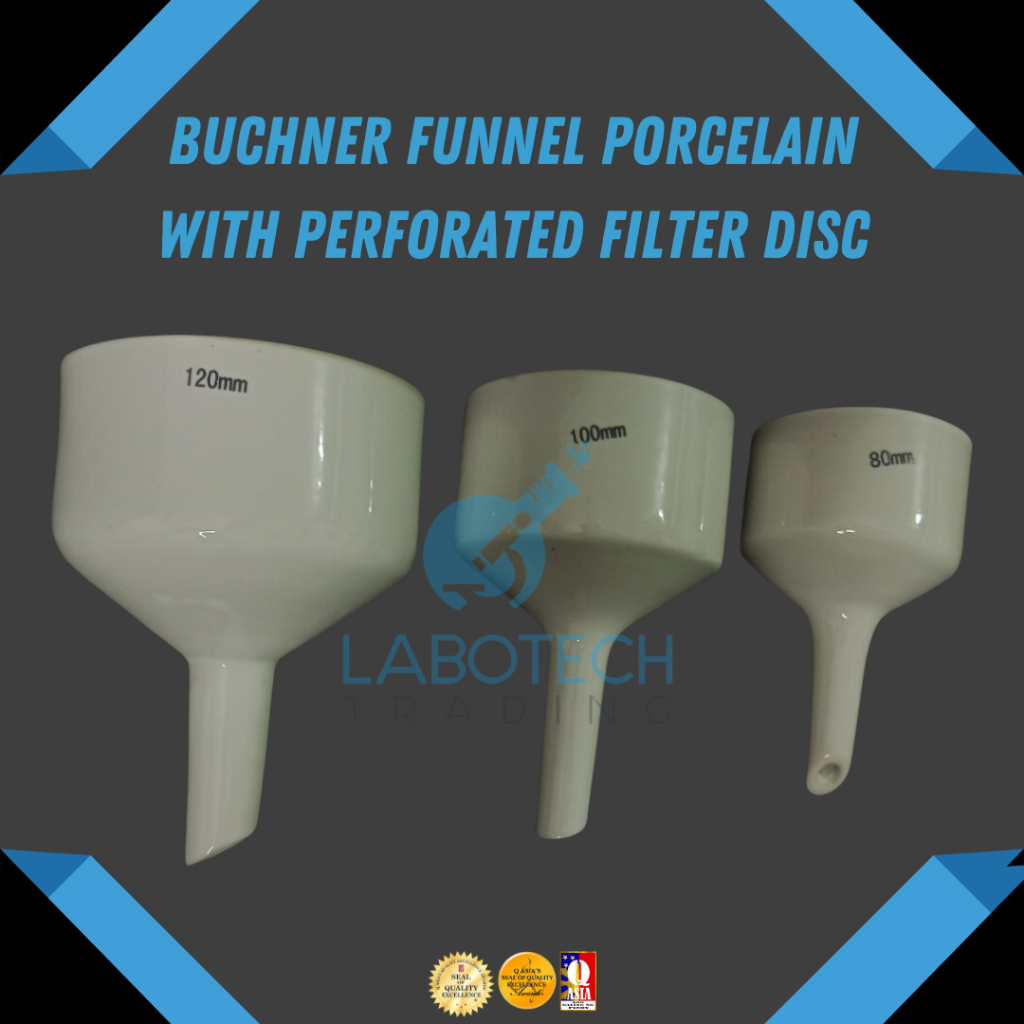 BUCHNER FUNNEL PORCELAIN WITH PERFORATED FILTER DISC | Shopee Philippines