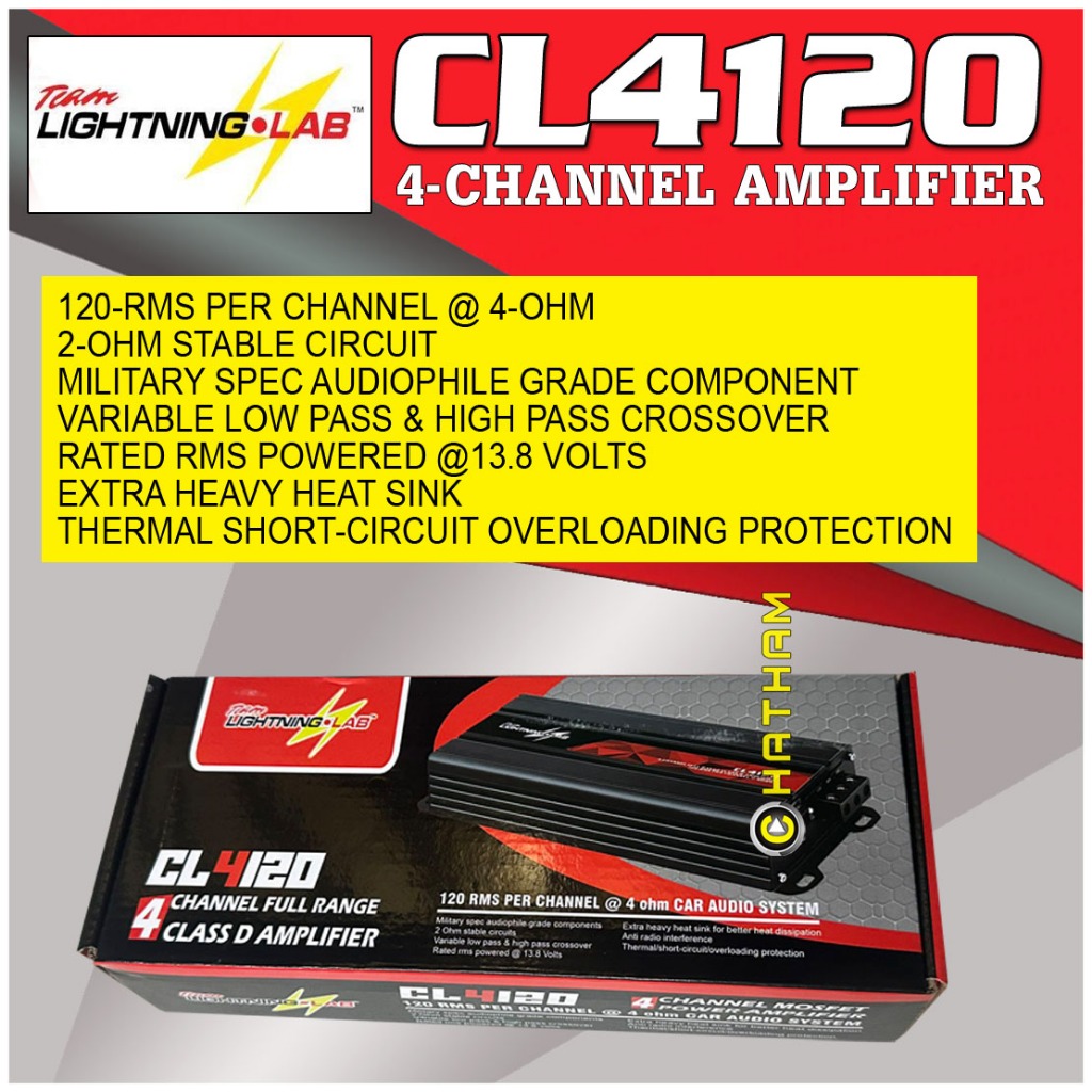 Lightning Lab Amplifier CL4120 | Shopee Philippines