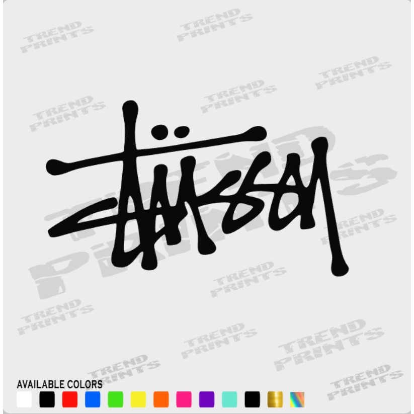 Stussy Decal Sticker for laptop/tumbler/car/e-bike and motorcycle ...