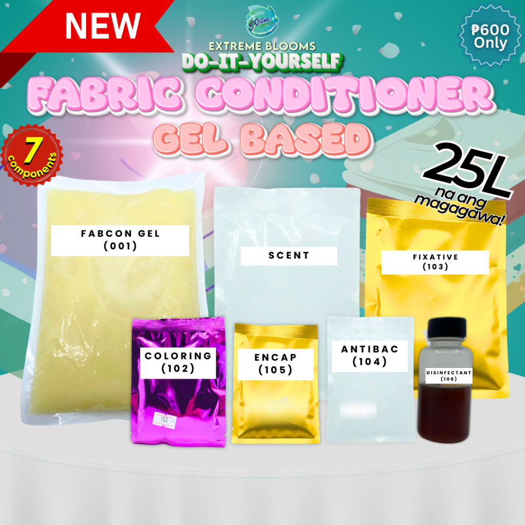 EXTREME BLOOMS Premium Fabric Conditioner 25Liters Yield Kit (Gel Based) | Shopee Philippines