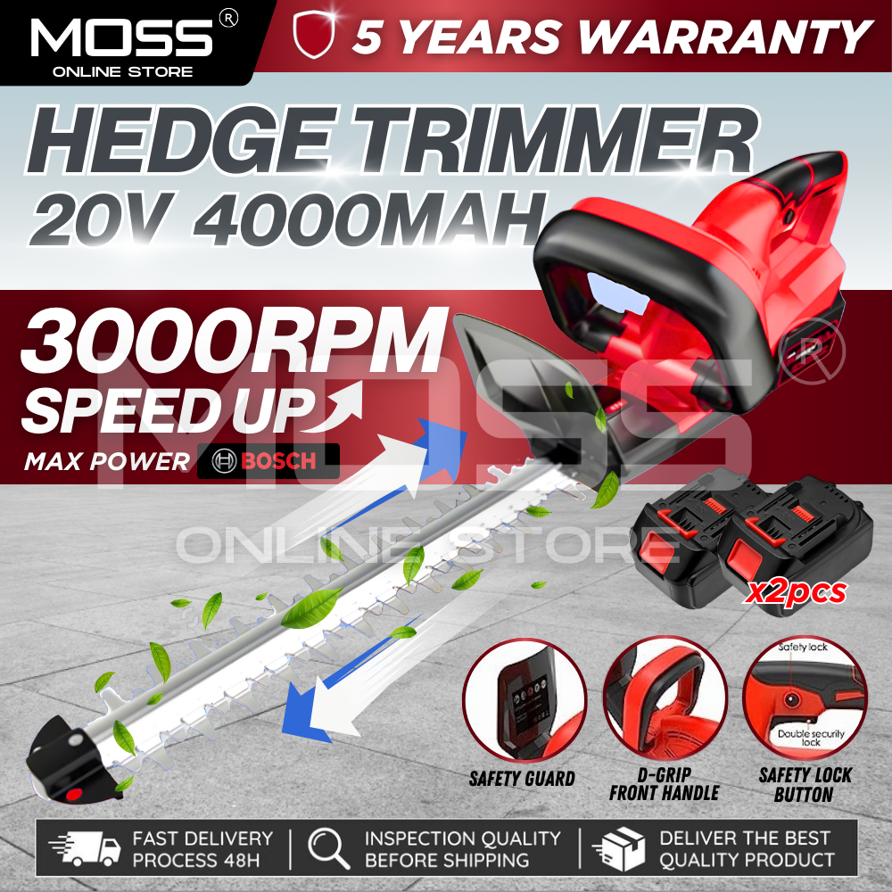 Cordless Portable Household Hedge Trimmer 20V in with Strong Power ...