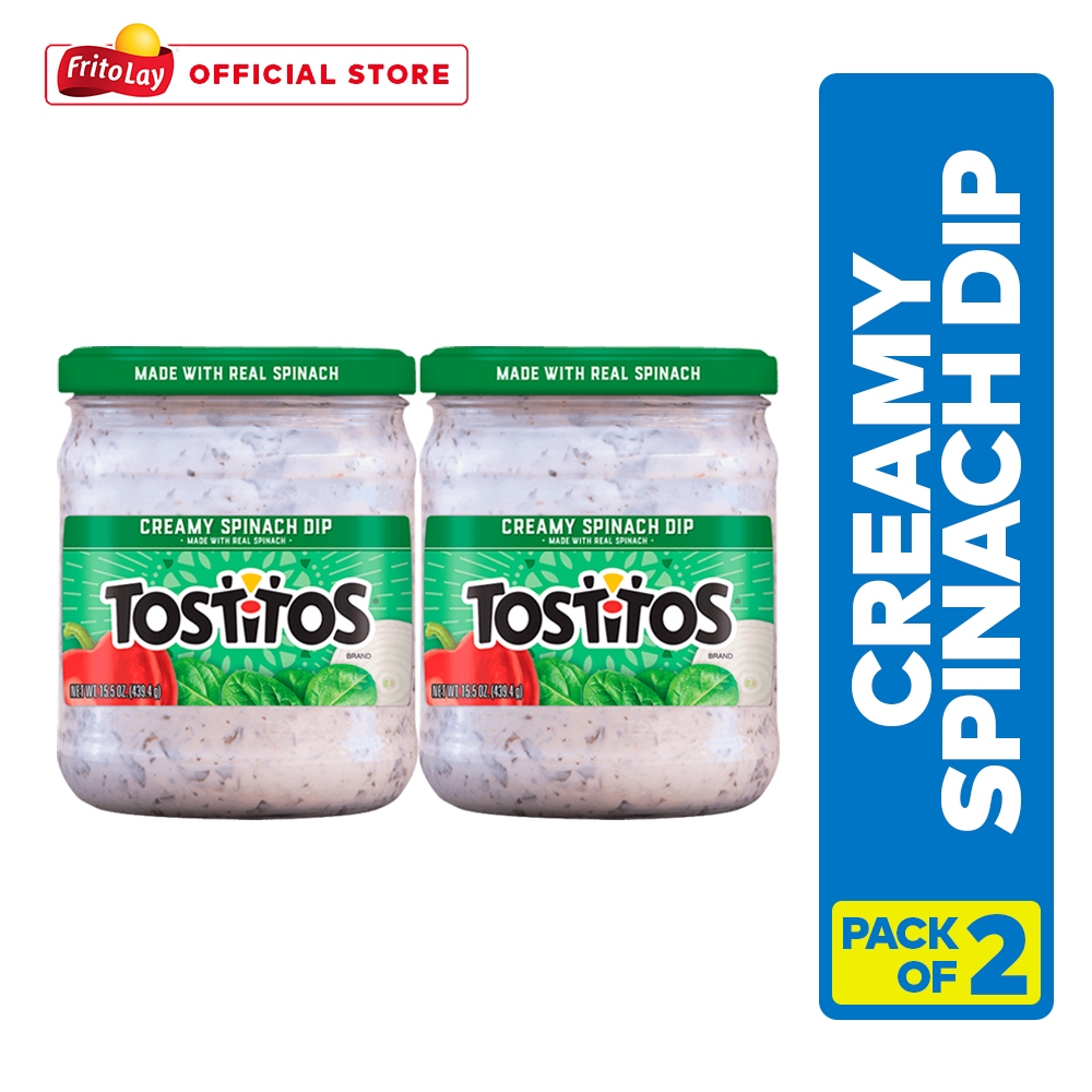 Tostitos Creamy Spinach Dip 425.2g - Pack of 2 | Shopee Philippines