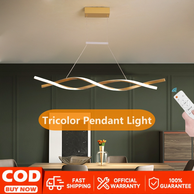 Kitchen Chandelier Ceiling Light Drop Lamp for Dinning Room Tri color ...
