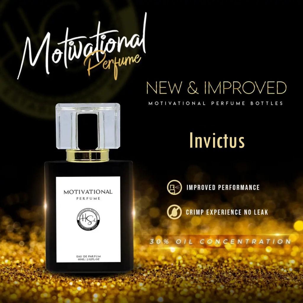 Motivational Elegant Invictus Perfume for Men by HSI Scents Collection ...