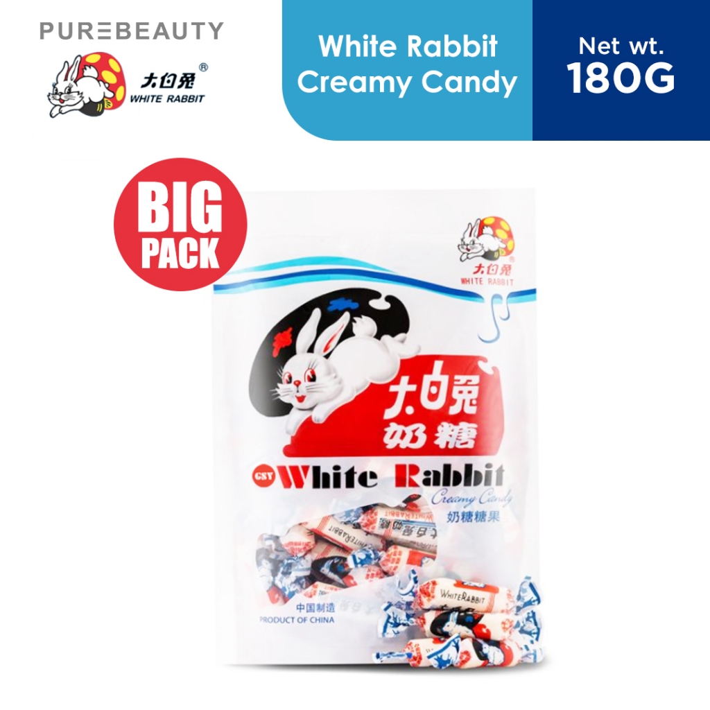 White Rabbit Creamy Candy BIG PACK - 100% Original 180g - Purebeauty ...