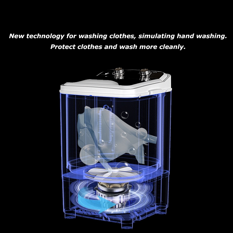 8 KG Top Load Fully Automatic Washing Machine Sterilization Mini ...