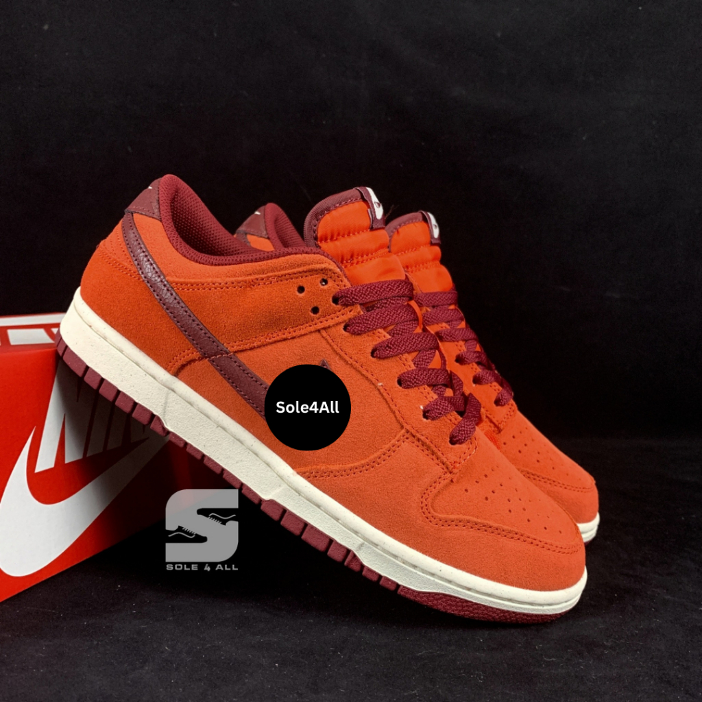 Dunk Low Retro Premium Suede Team Orange | Shopee Philippines