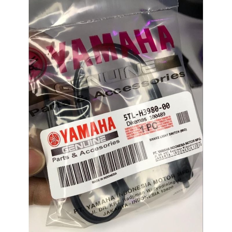 BRAKE LIGHT SWITCH MIO 5TL-H3980-00 YAMAHA GENUINE PART | Shopee ...